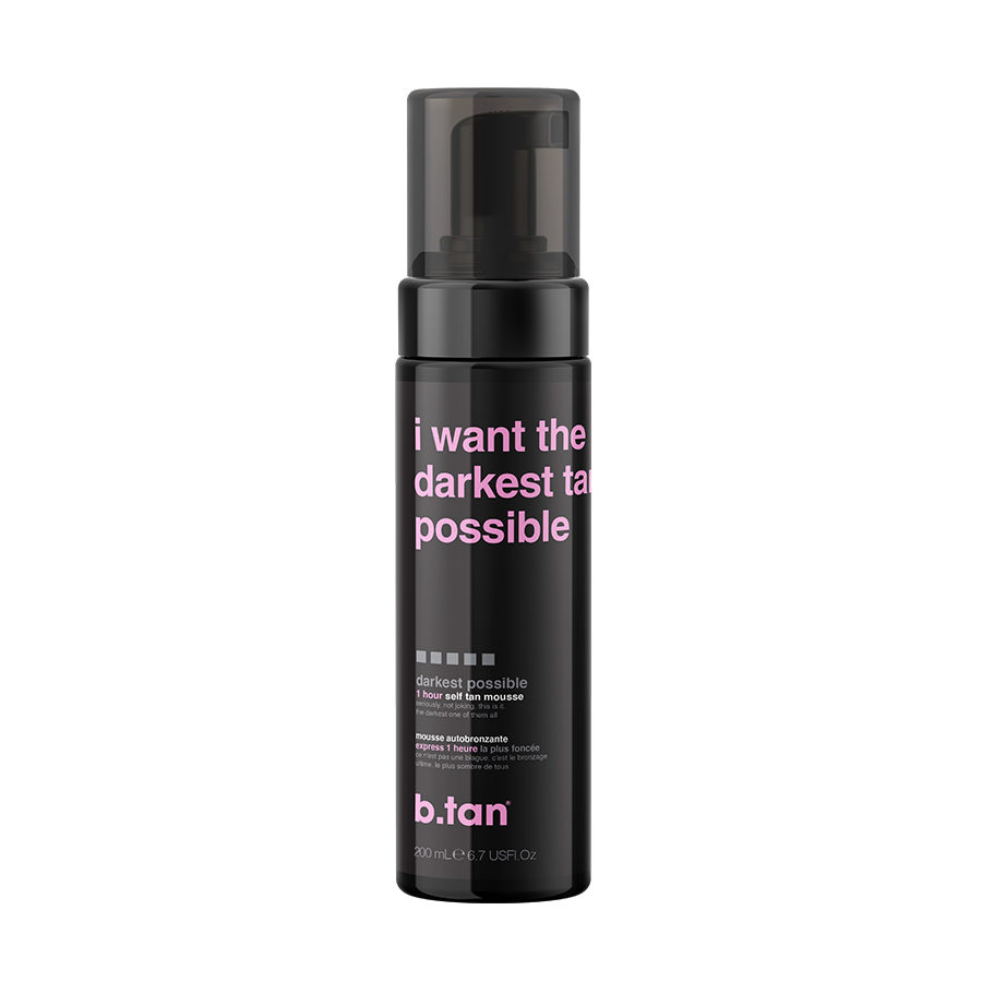 i want the darkest tan possible self tan mousse - Sunless Canada